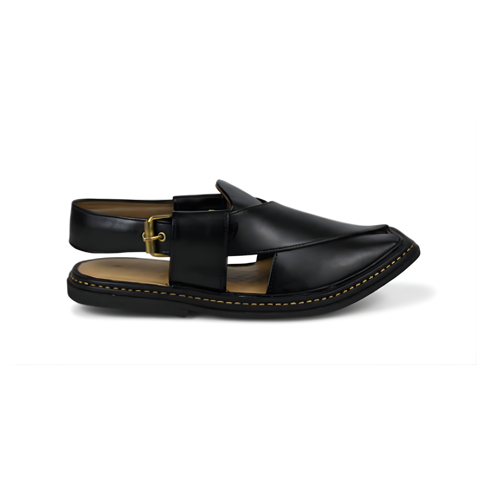 Traditional Round-Toe Peshawari Chappal – English Shoes